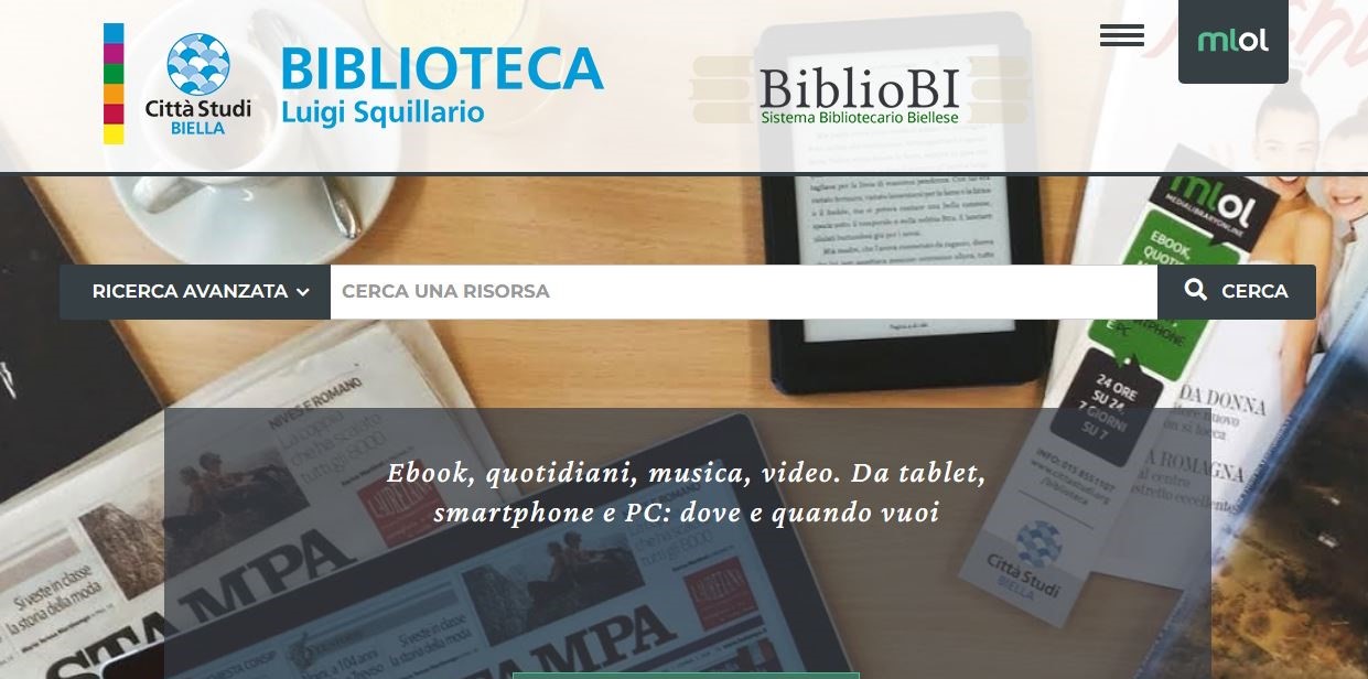 MediaLibraryOnLine: il servizio digitale della Biblioteca Luigi ...